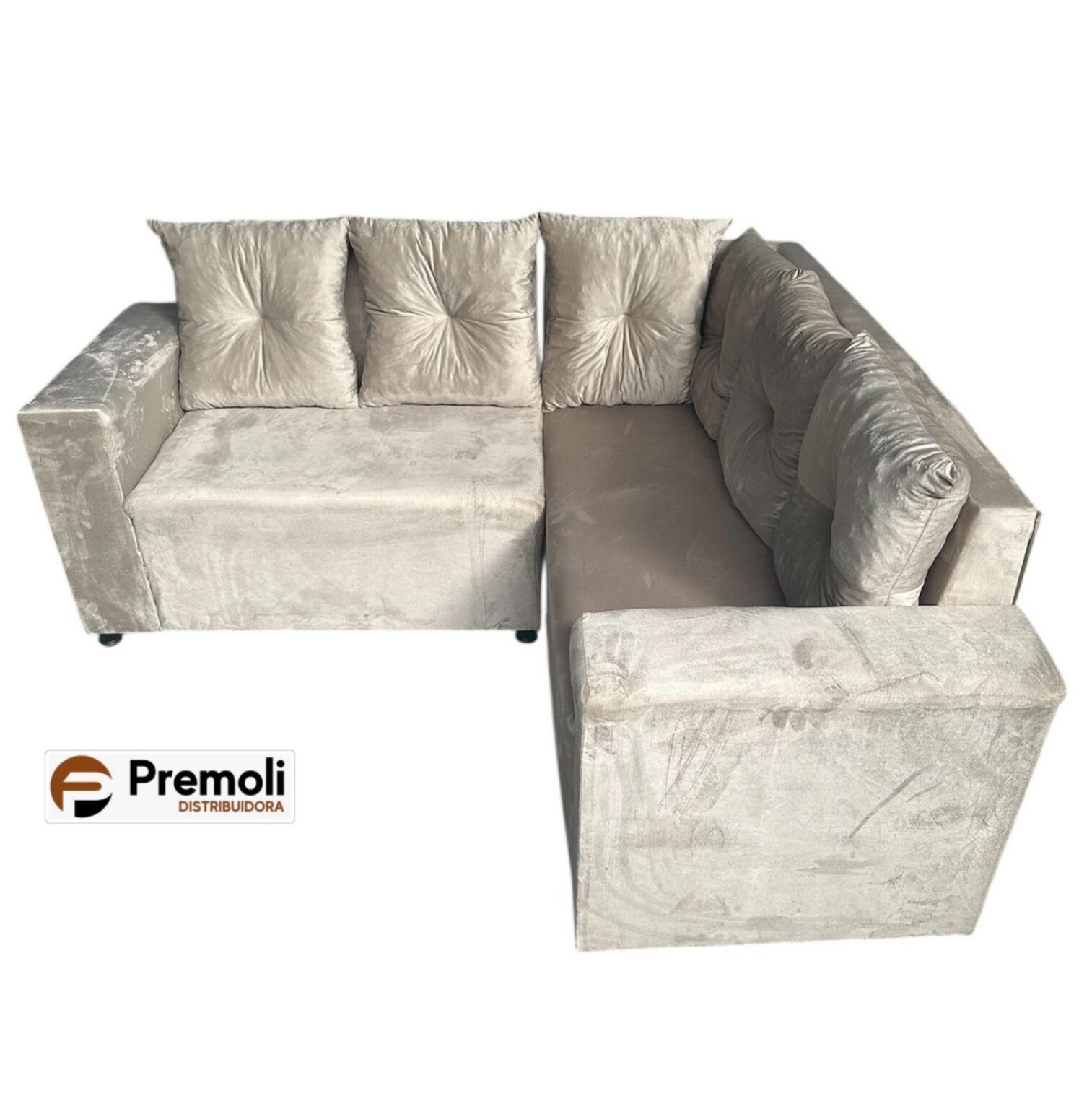 Sofa Madri Almofadas Soltas Cor Bege Claro : Variação de tonalidade ...